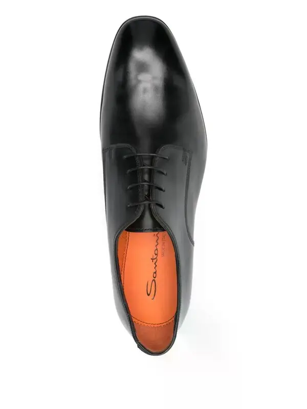 Santoni Block-heel Derby Shoes
