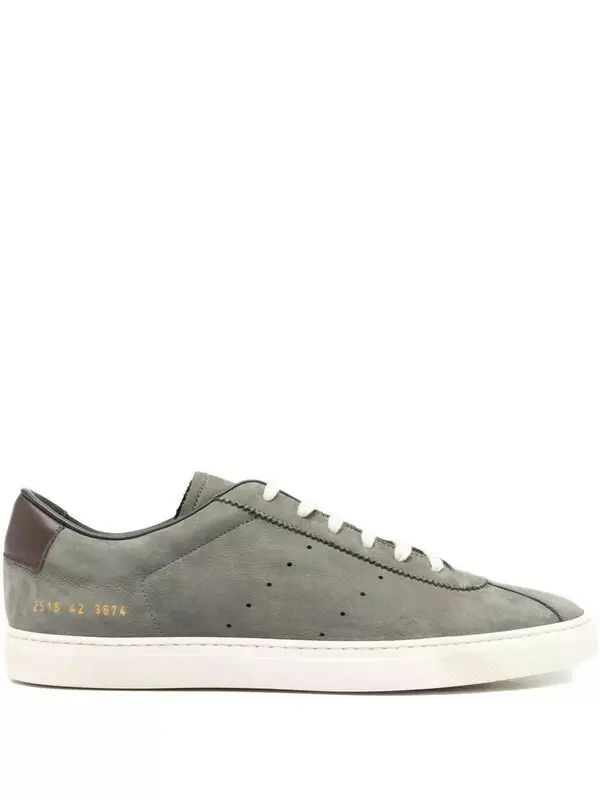 COMMON PROJECTS Perforated Suede Sneakers - Grey