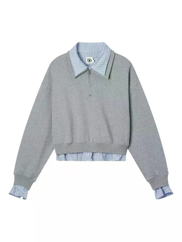 B+AB Zip-neck Sweatshirt