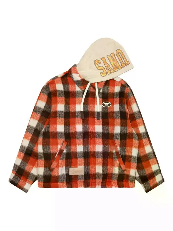 AAPE BY *A BATHING APE Checked Hooded Jacket