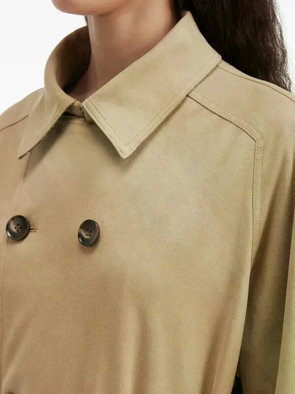 B+AB Double-breasted Belted Trench Coat