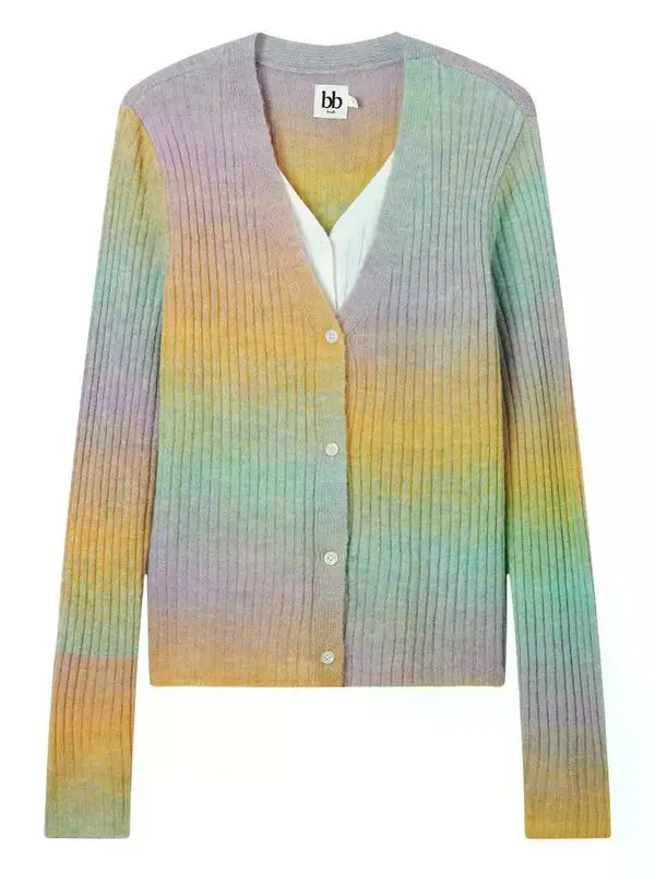 B+AB Ribbed Knit Cardigan