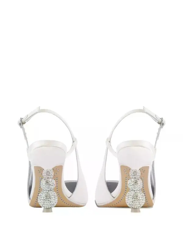 SOPHIA WEBSTER 85mm Natalia Crystal Pumps