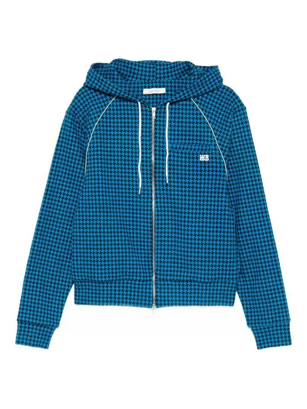 WALES BONNER Patterned Zip-up Hoodie