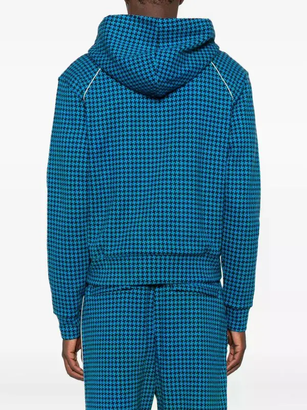 WALES BONNER Patterned Zip-up Hoodie