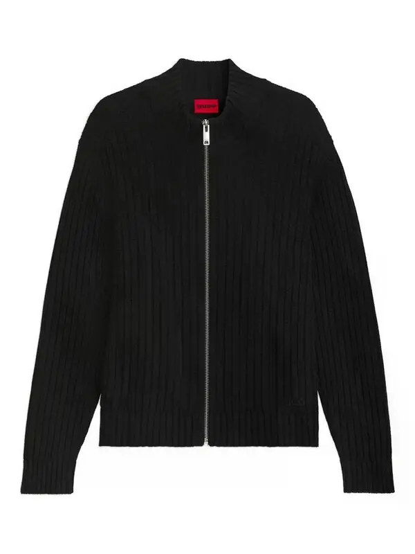 Hugo Ribbed Cotton Cardigan