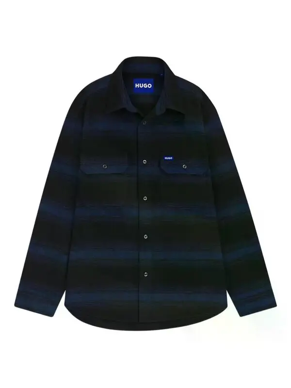 Hugo Striped Shirt Jacket