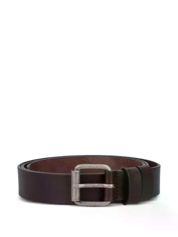Aspesi Calfskin Buckle Belt - Brown