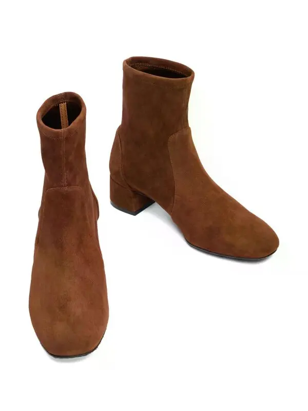 STUART WEITZMAN 50mm Maeve Ankle Boots - Brown