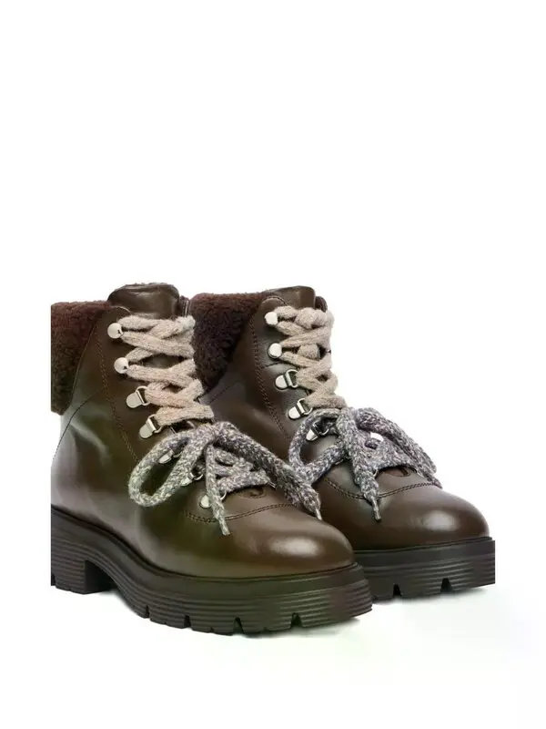 STUART WEITZMAN Hudson Lite Lace-up Boots - Brown