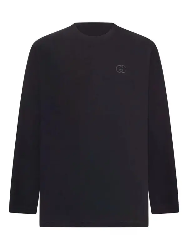 Gucci Interlocking G-embroidered T-shirt