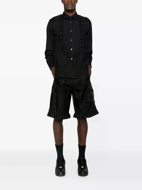 BLACK COMME DES GARÇONS Ruffled Trim Shirt