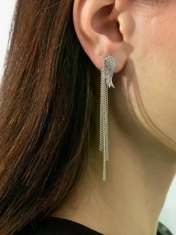 Zadig&Voltaire Wing Chain Earrings