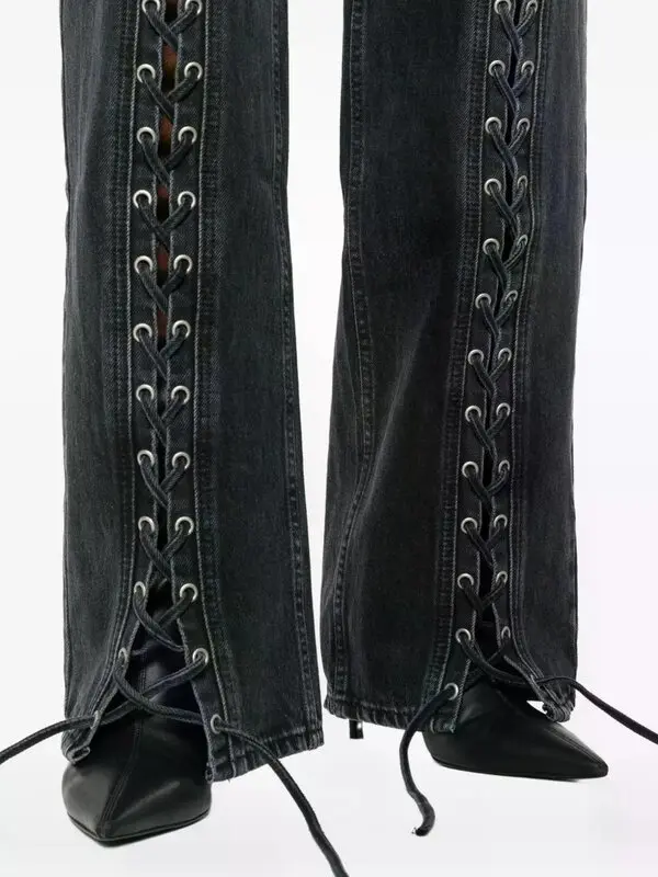 ROTATE BY BIRGER CHRISTENSEN Laced Jeans