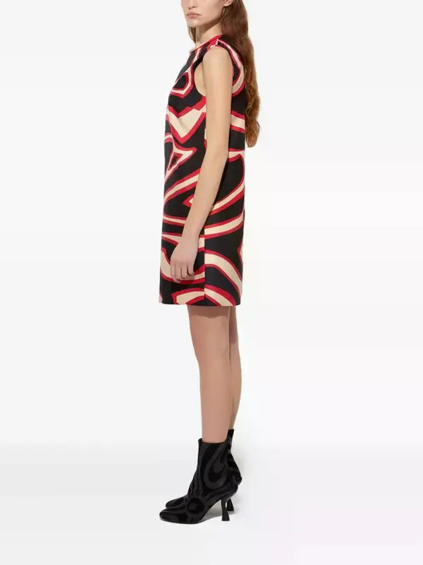 Emilio Pucci Labirinto-print Sleeveless Mini Dress