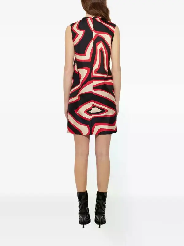 Emilio Pucci Labirinto-print Sleeveless Mini Dress