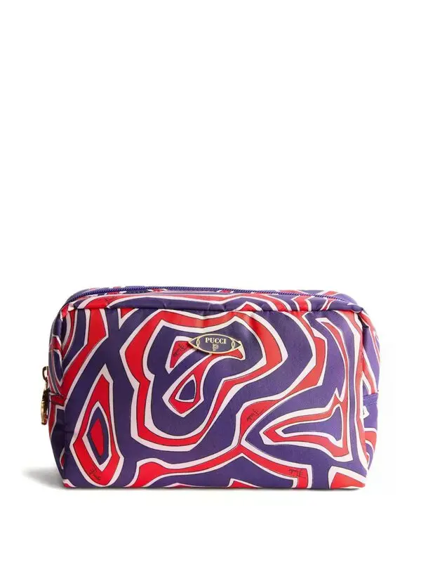 Emilio Pucci Labirinto-print Beauty Case