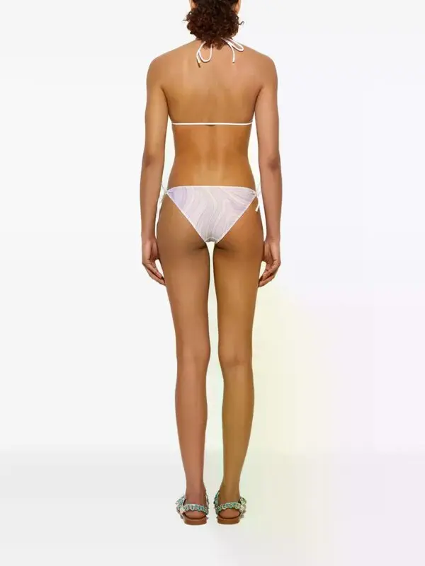 Emilio Pucci Marmo-print Bikini Bottoms