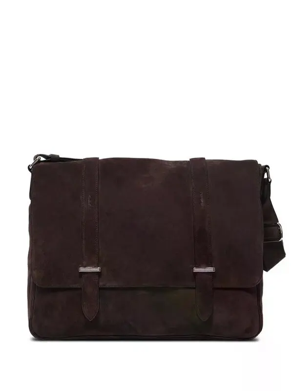 ORTIGNI Jones Messenger Bag - Brown