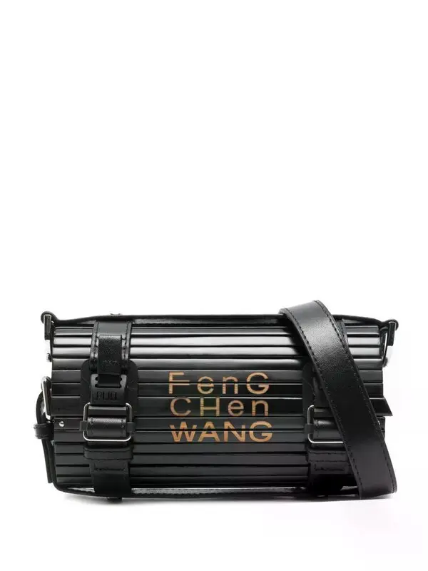 FENG CHEN WANG Cylindrical Bamboo Shoulder Bag - Black