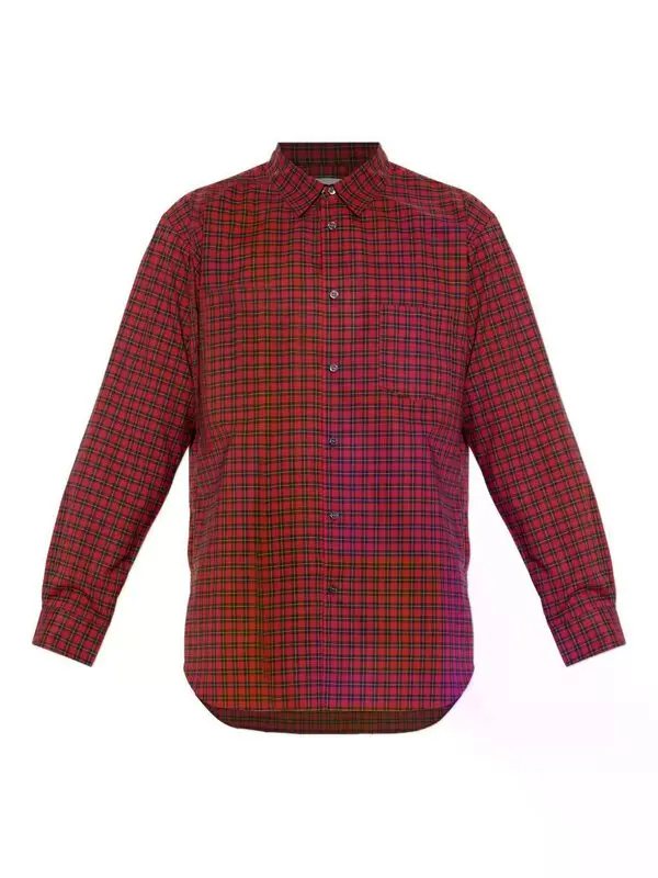 Comme Des Garçons Checked-pattern Pocket Shirt