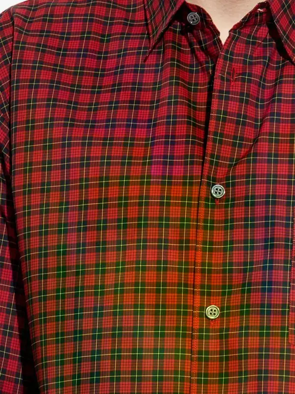Comme Des Garçons Checked-pattern Pocket Shirt