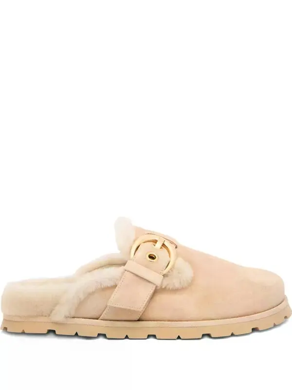 STUART WEITZMAN Shearling Mules