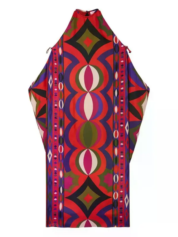 Emilio Pucci Collane-print Maxi Dress
