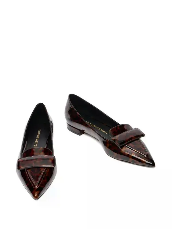 STUART WEITZMAN Sovinnie Flat Pumps - Brown