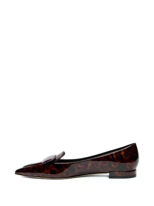 STUART WEITZMAN Sovinnie Flat Pumps - Brown
