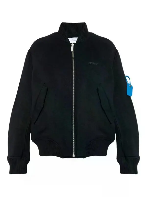 Off-White Logo Bomber Jacket
