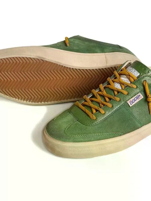 GOLDEN GOOSE Soul Star Suede Sneakers - Green