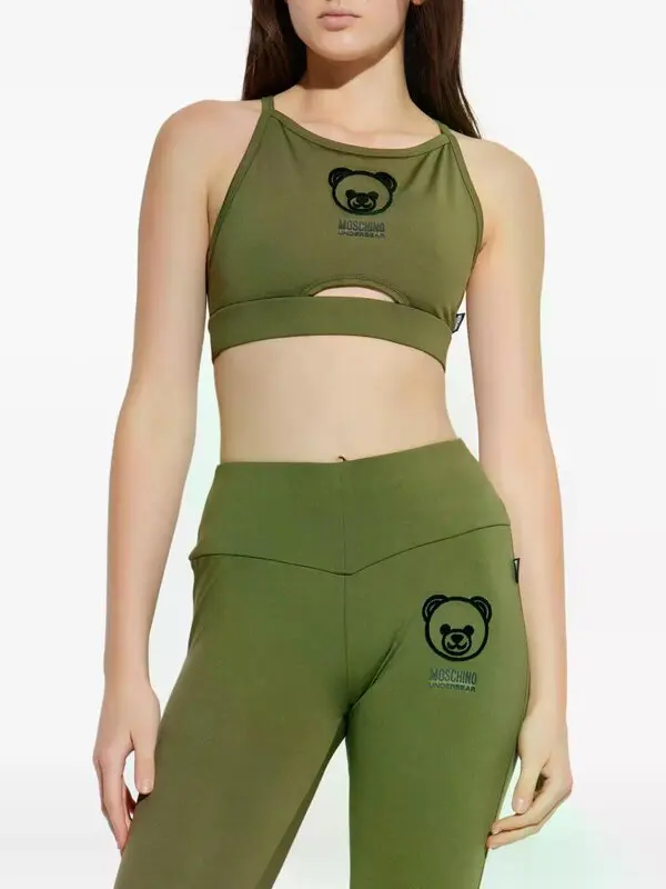 Moschino Teddy Bear Crop Top