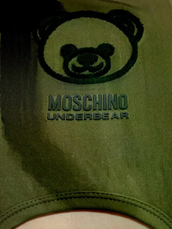 Moschino Teddy Bear Crop Top