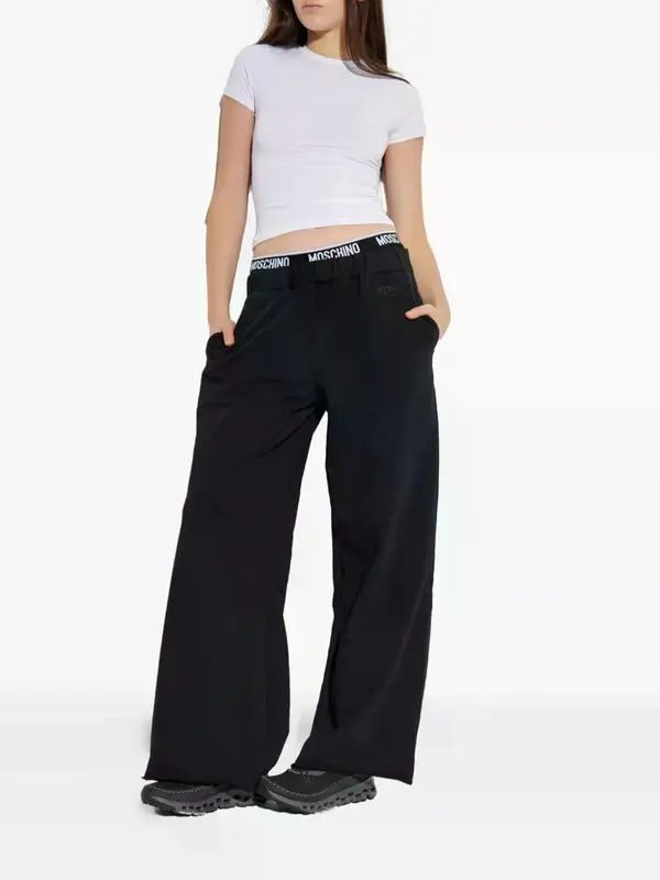 Moschino Logo-waistband Trousers