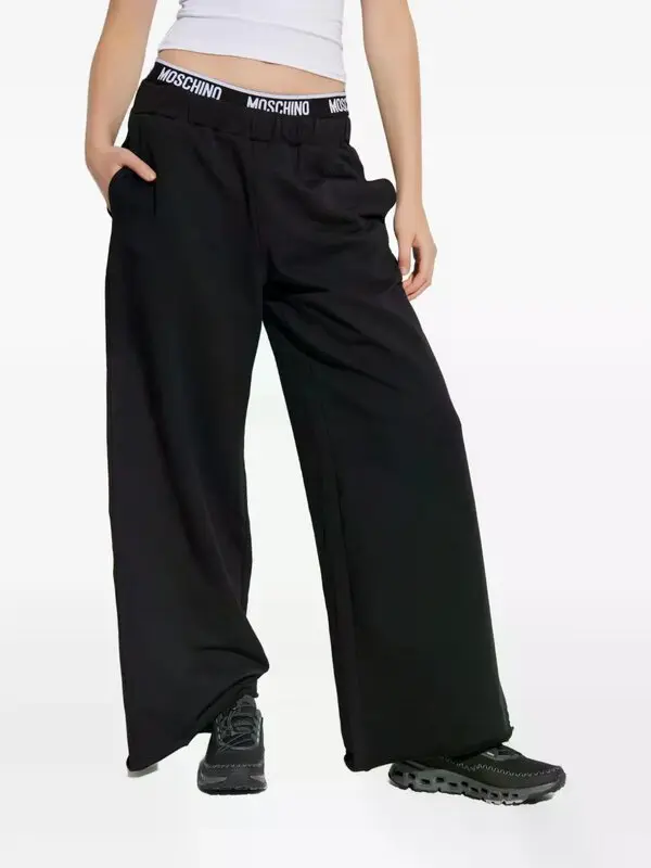 Moschino Logo-waistband Trousers