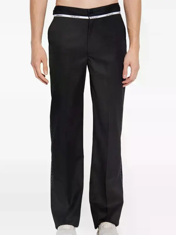 Off-White Logo-waistband Trousers