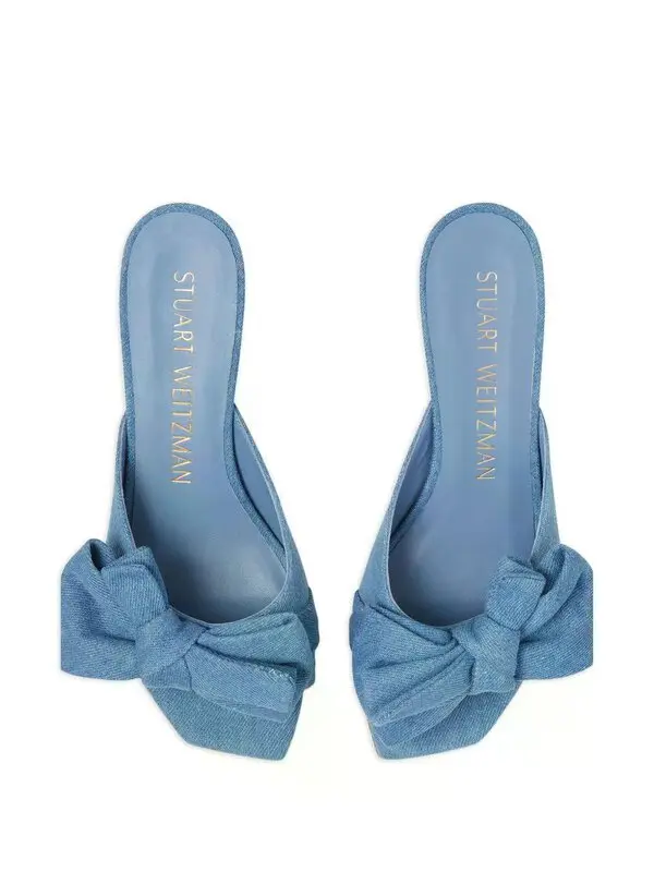 STUART WEITZMAN 50mm Loveknot Mules