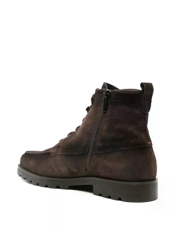 Santoni Suede Ankle Boots