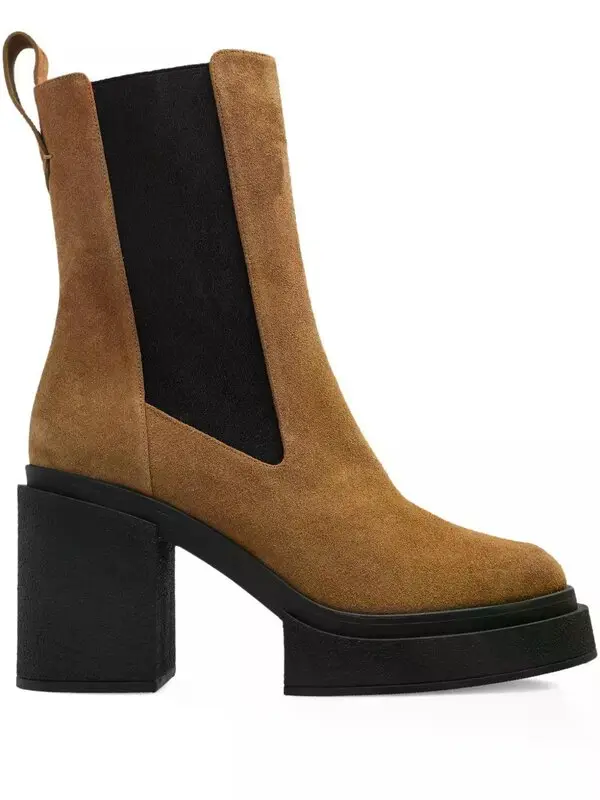 NODALETO 100mm Suede Chelsea Boots