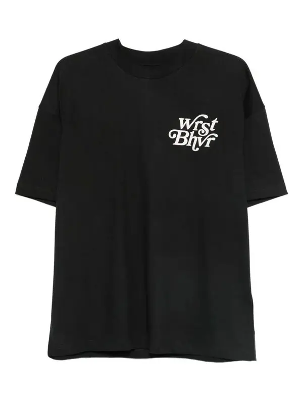 WRSTBHVR Logo-print T-shirt - Black