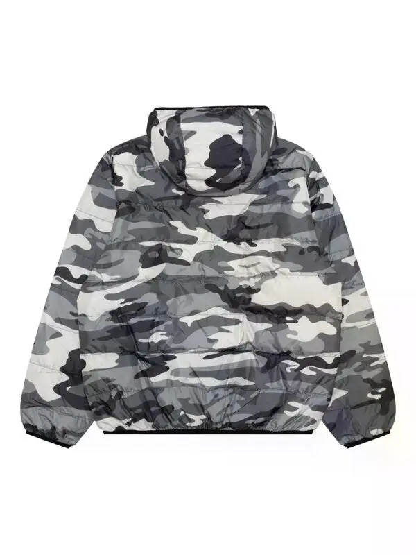AAPE BY *A BATHING APE Camouflage-pattern Hooded Jacket