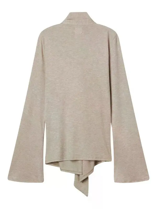 B+AB Tie-neck Long-sleeve Top