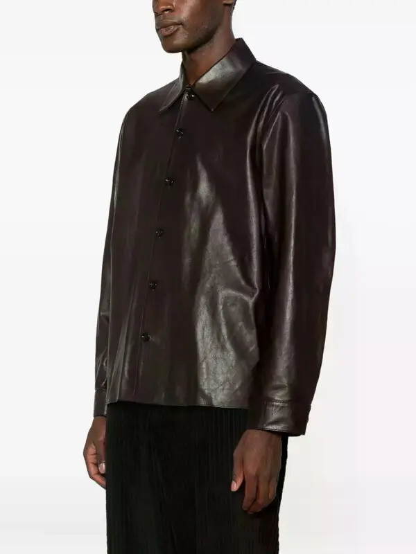Our Legacy Leather Overshirt
