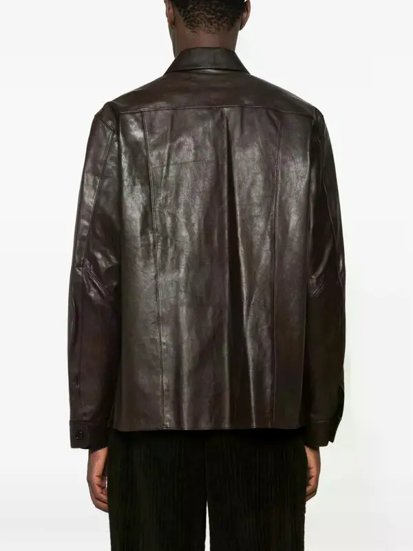 Our Legacy Leather Overshirt