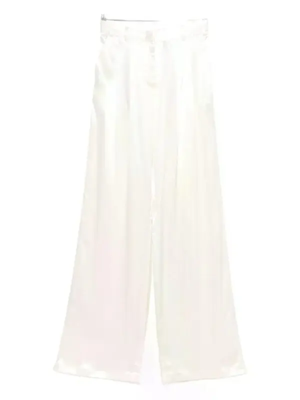 Andamane Pleat-detail Trousers - Neutrals
