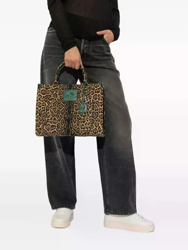 Kurt Geiger Southbank Leopard-print Tote Bag