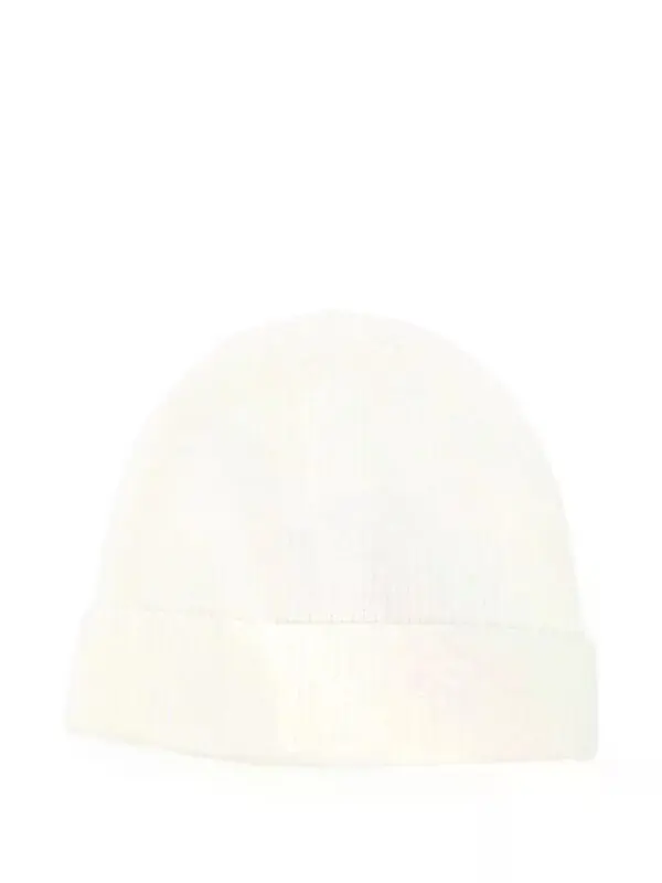 Tagliatore Ribbed-trim Beanie - Neutrals
