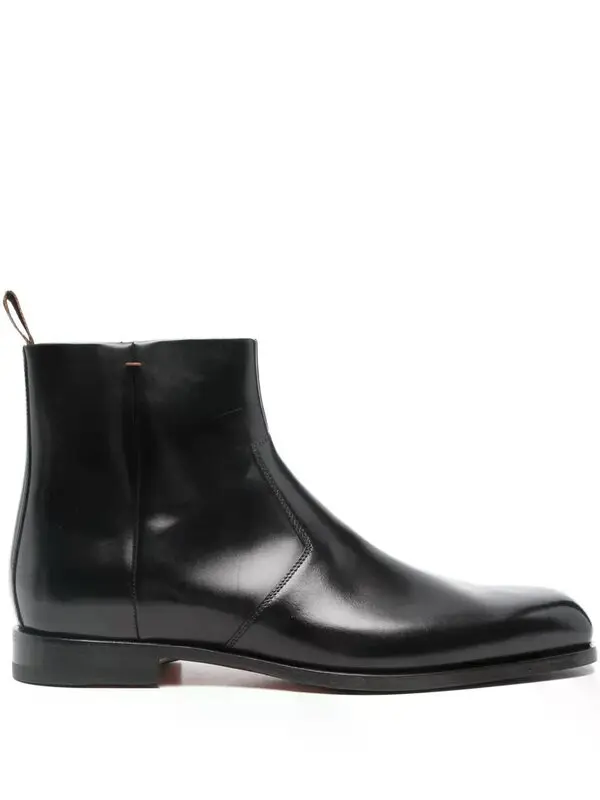 Santoni Leather Boots