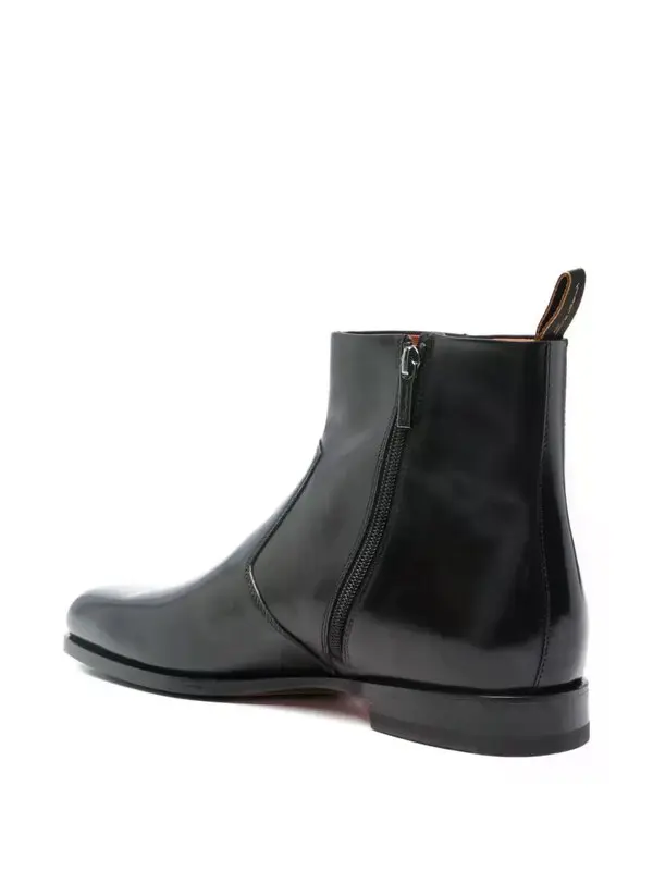 Santoni Leather Boots